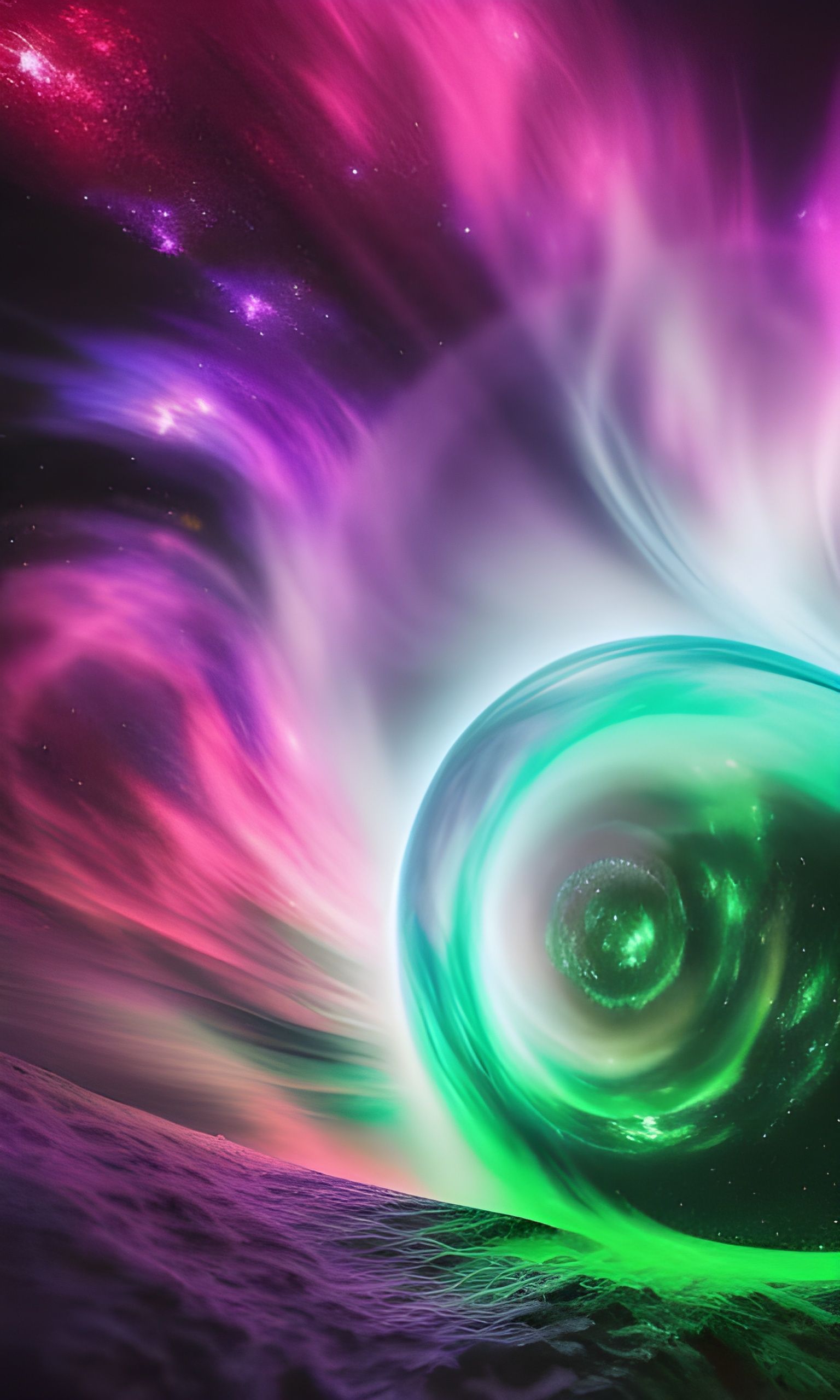 Positive spell, mystical magical aura spell abstract - AI Generated ...