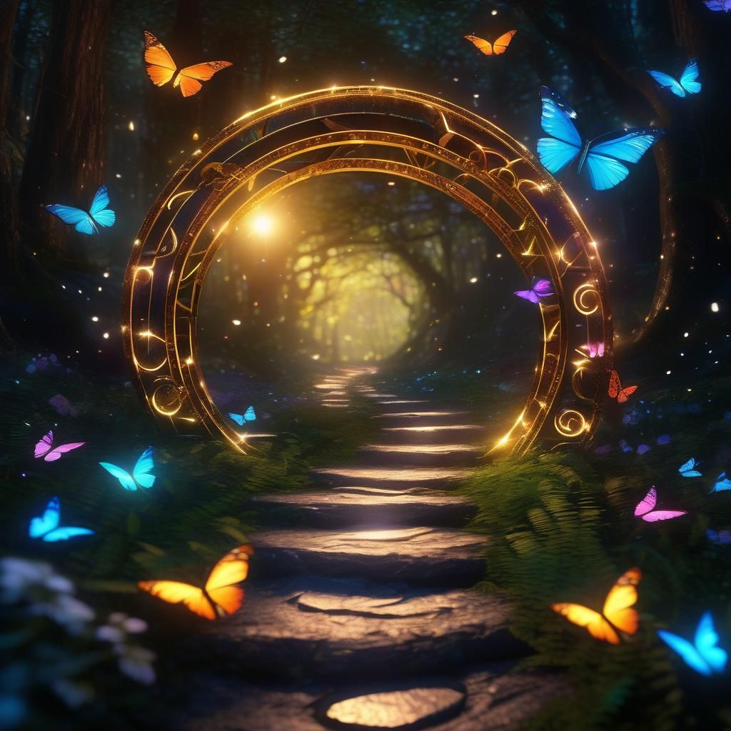 Gateway to Enchantia - AI Generated Artwork - NightCafe Creator