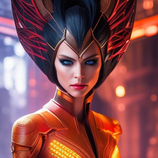 Cyber-Elf - AI Generated Artwork - NightCafe Creator