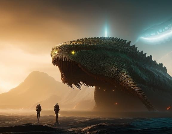 Otherworldly alien marine creature unlike anything ever seen, Epic ...