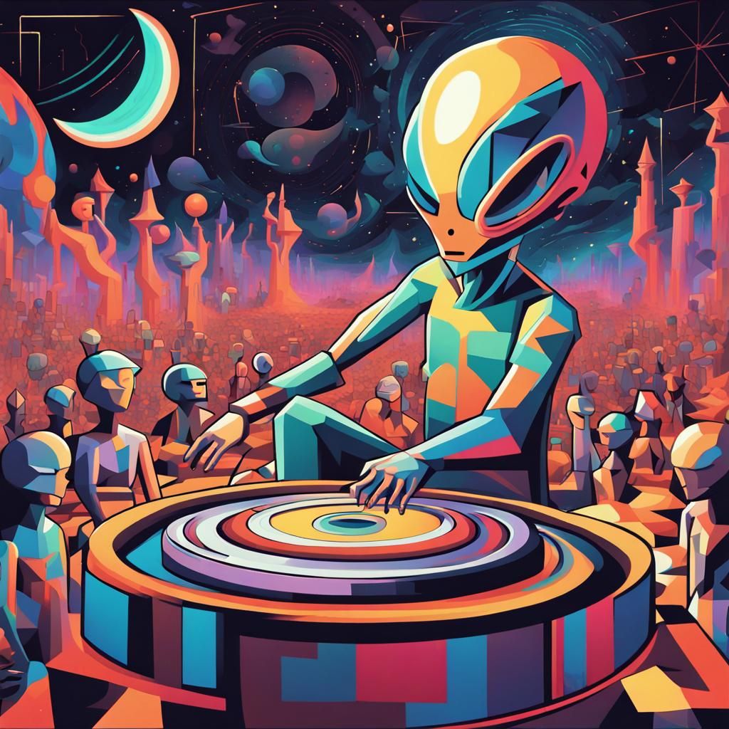 Moon Rave! - AI Generated Artwork - NightCafe Creator