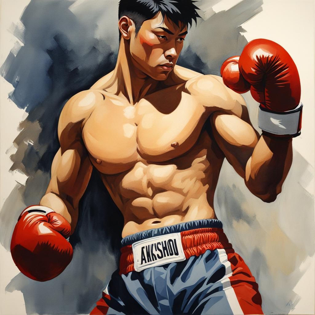 Boxer 231121A - AI Generated Artwork - NightCafe Creator