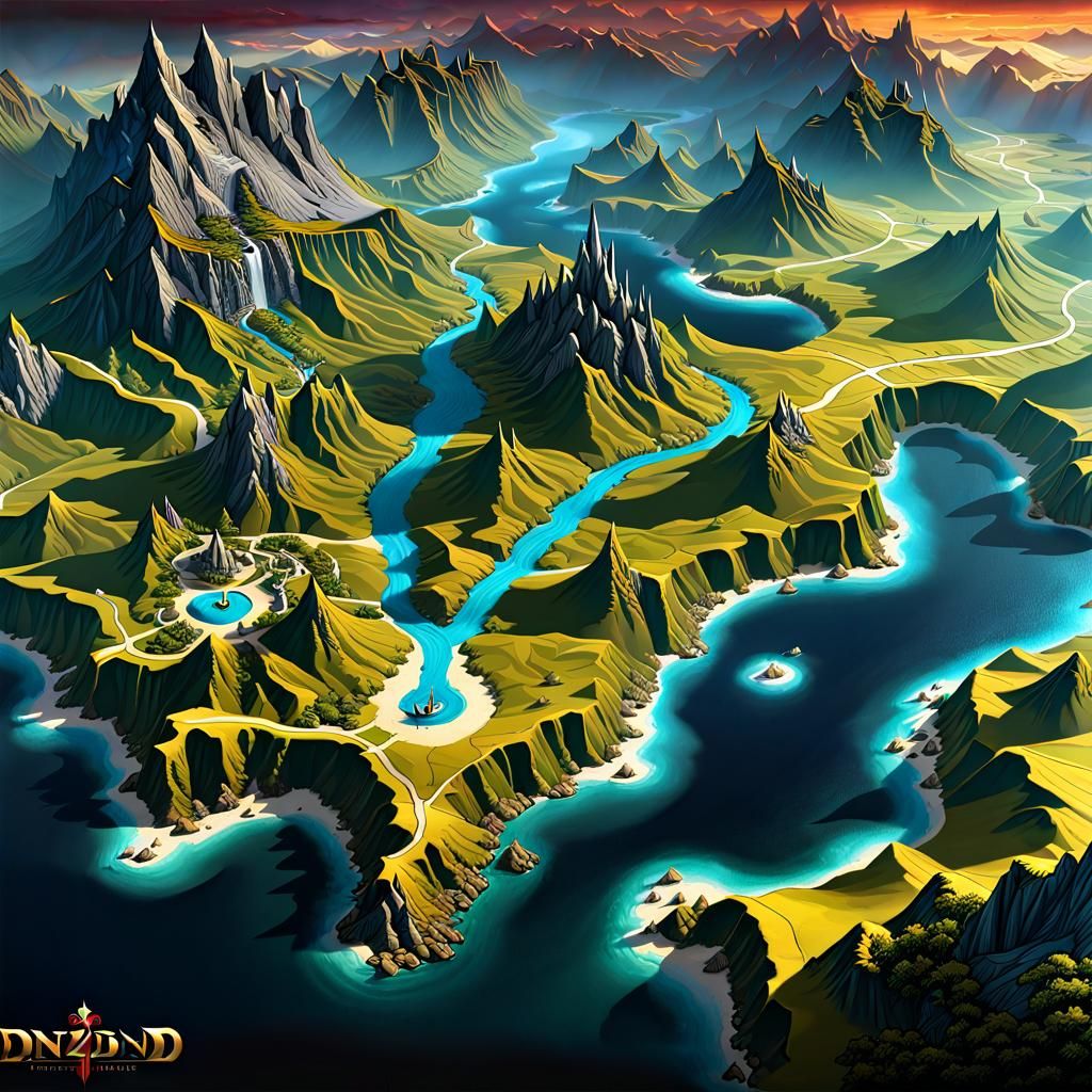 fantasy map art - AI Generated Artwork - NightCafe Creator