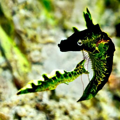 bat iguana seahorse hybrid - AI Generated Artwork - NightCafe Creator
