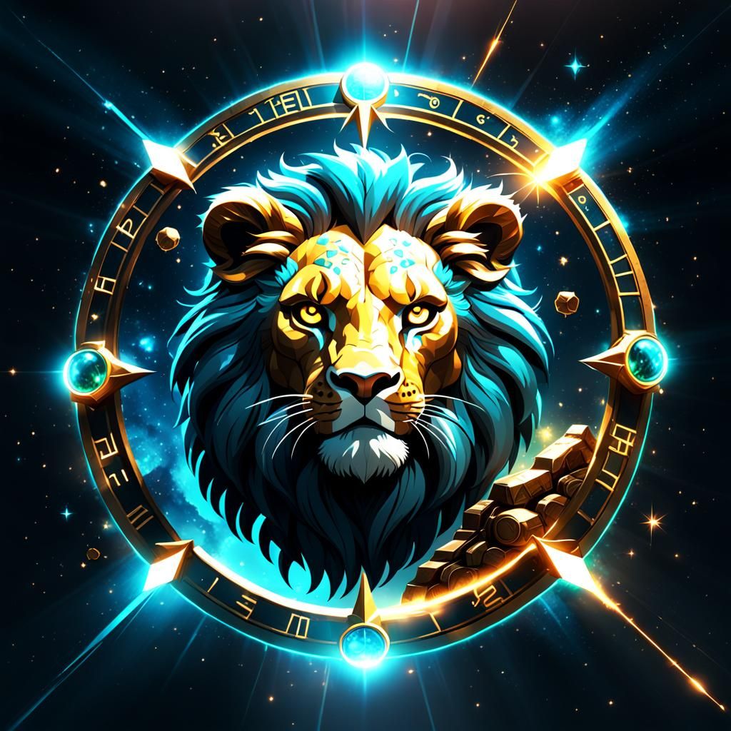 zodiac sign leo lens flare trending on Artstation AppGameKit - AI ...