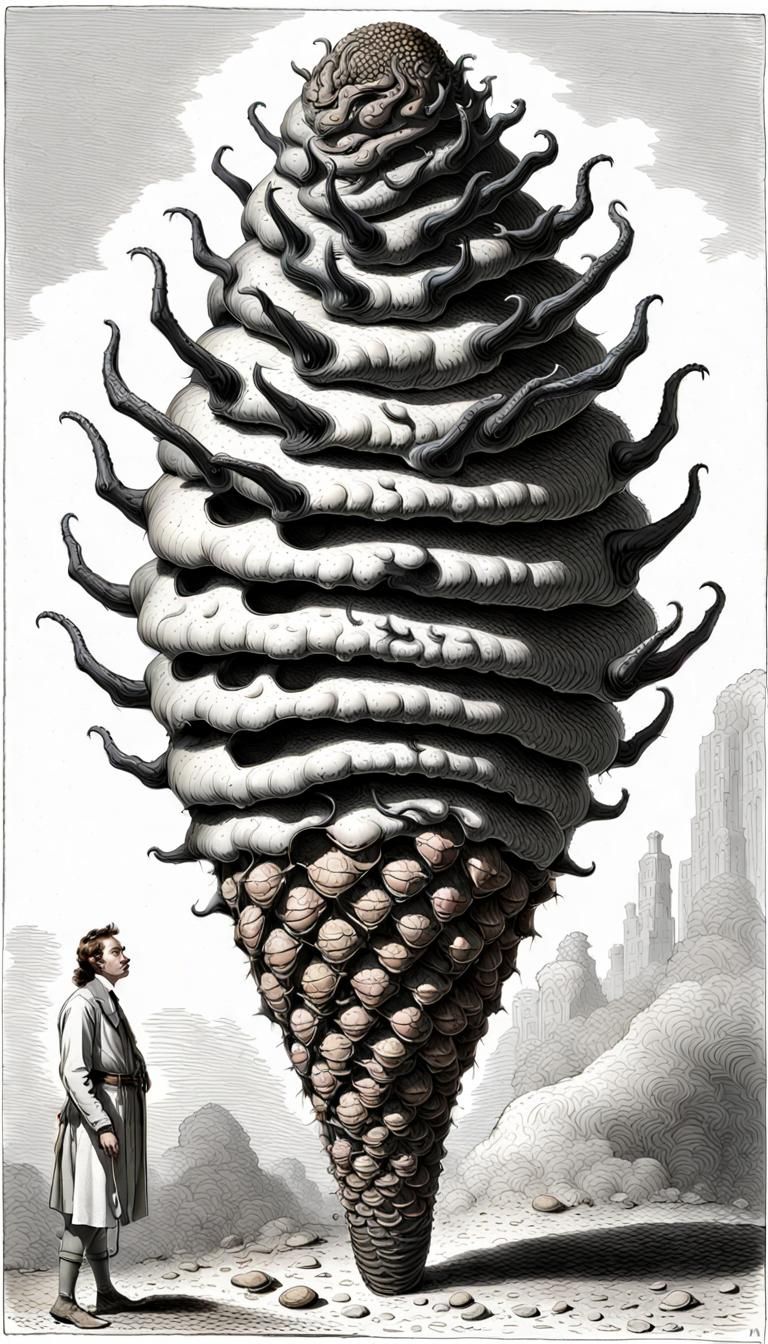 Dangerously Close to an Alien Carnifern - AI Generated Artwork ...