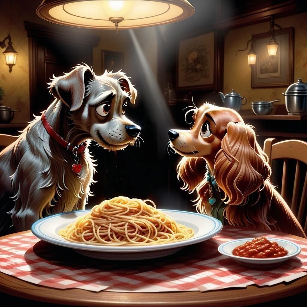 That Famous Spaghetti Dinner - AI Generated Artwork - NightCafe Creator