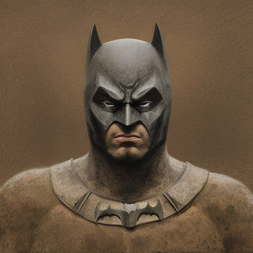 neolithic art Batman - Ancient Batman in Cave Painting Styl...