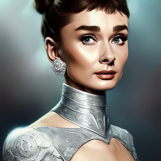 Audrey Hepburn - AI Generated Artwork - NightCafe Creator