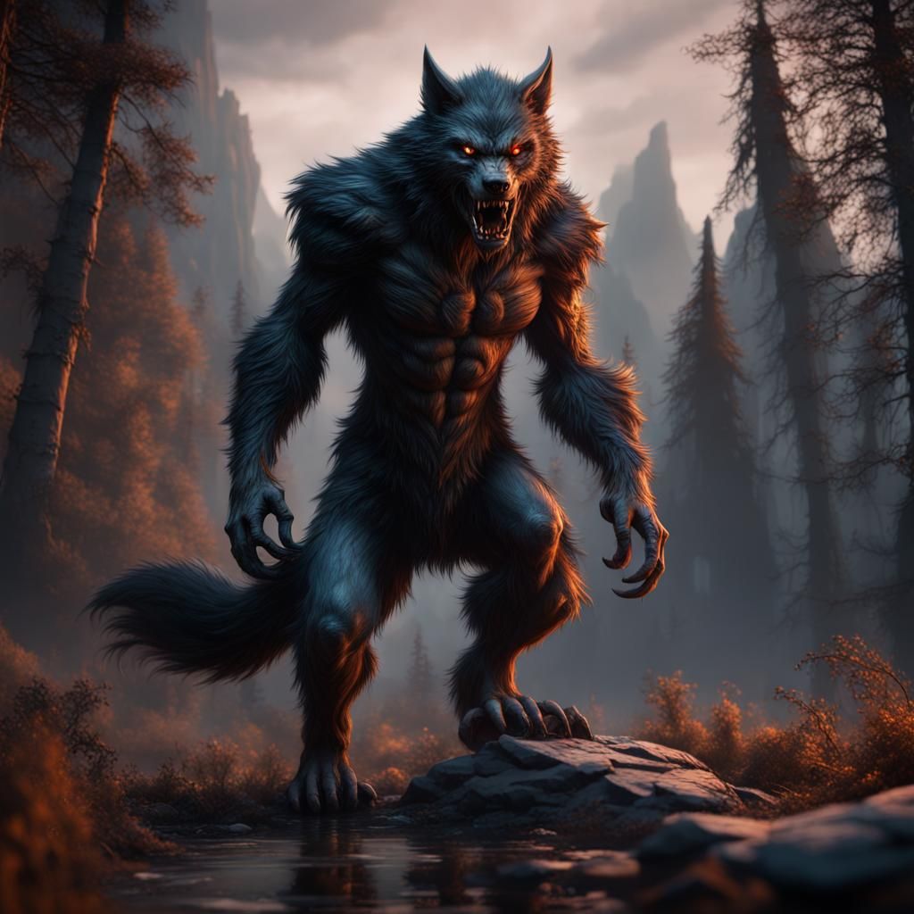 werewolf - AI Generated Artwork - NightCafe Creator