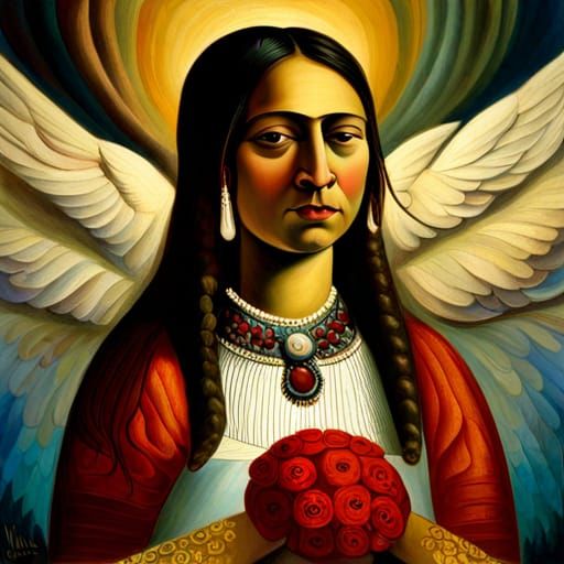 The Angel of Juarez - AI Generated Artwork - NightCafe Creator
