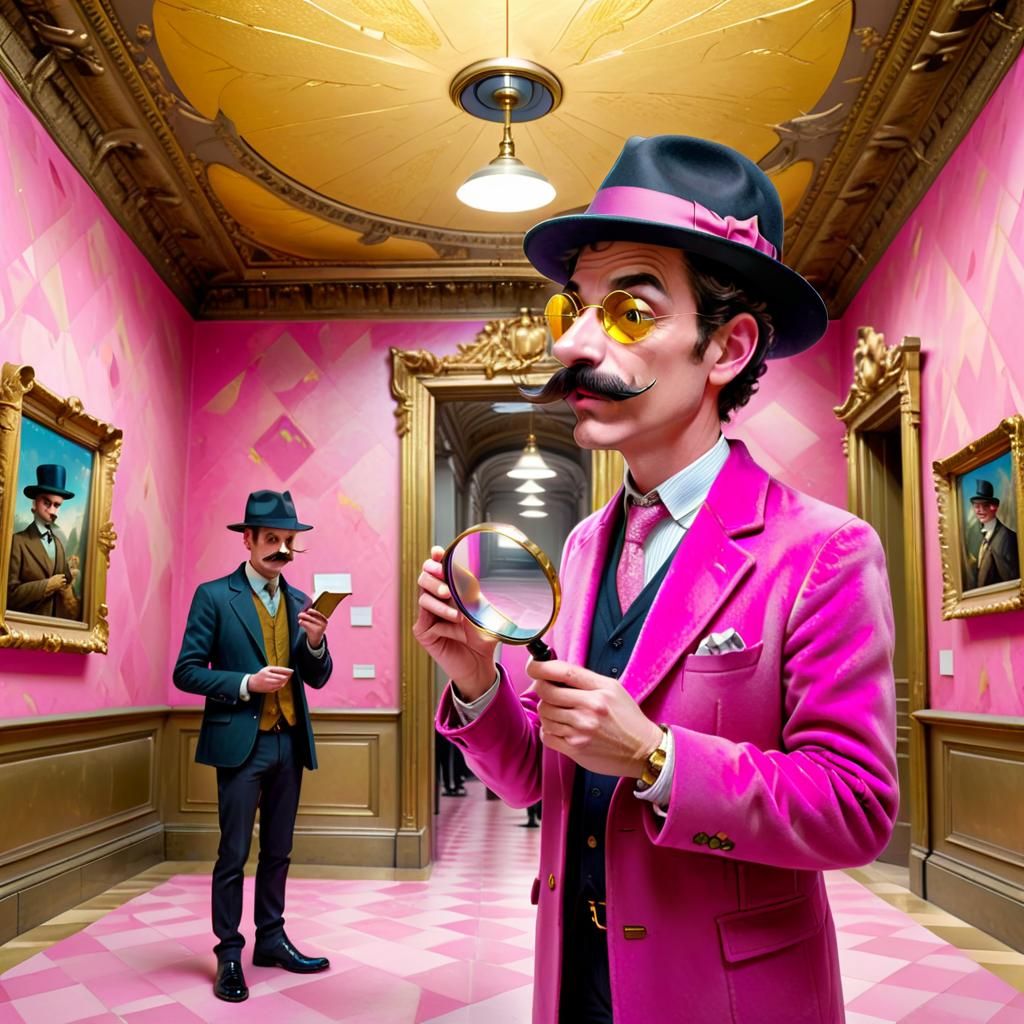 Pink Strikes Again - AI Generated Artwork - NightCafe Creator