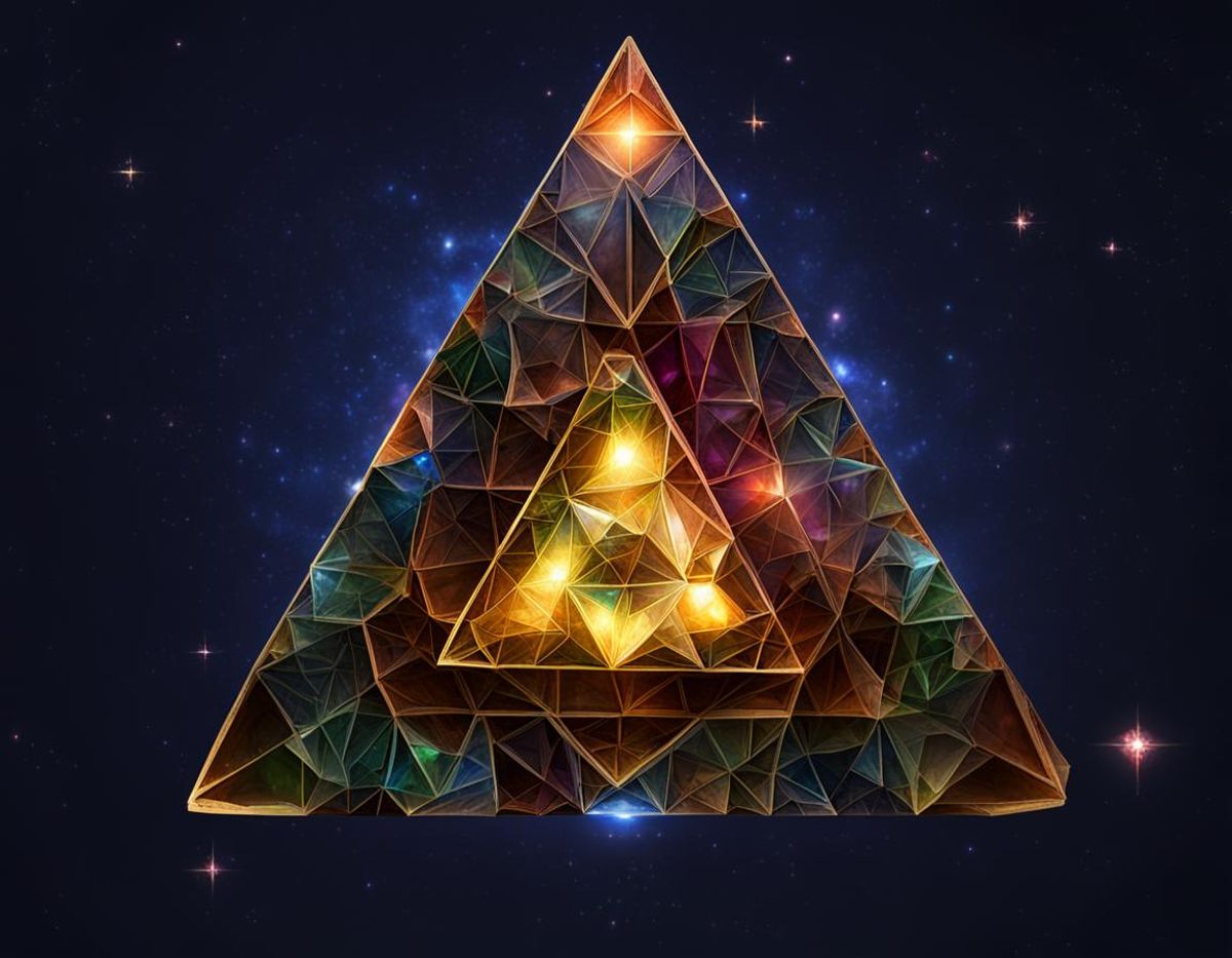 Multidimensional Triangle - AI Generated Artwork - NightCafe Creator