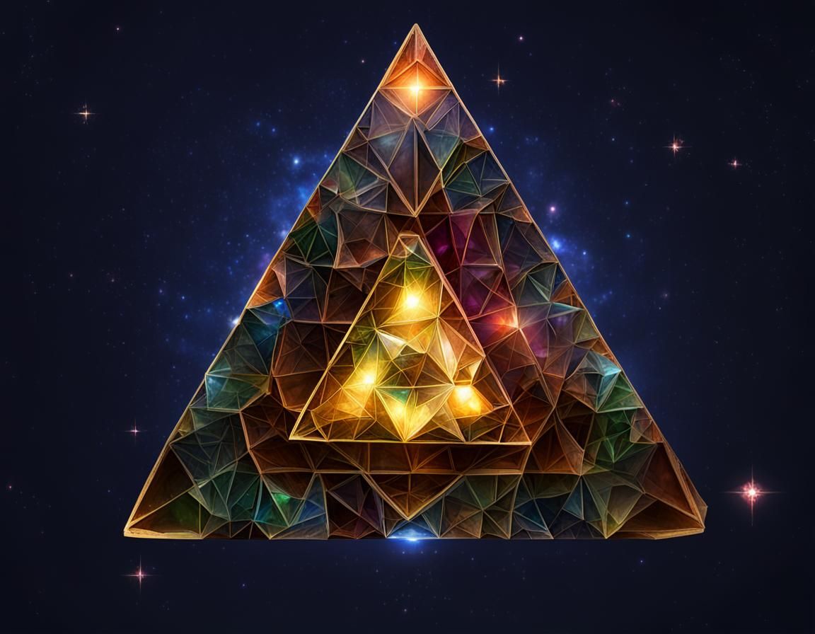Multidimensional Triangle - AI Generated Artwork - NightCafe Creator