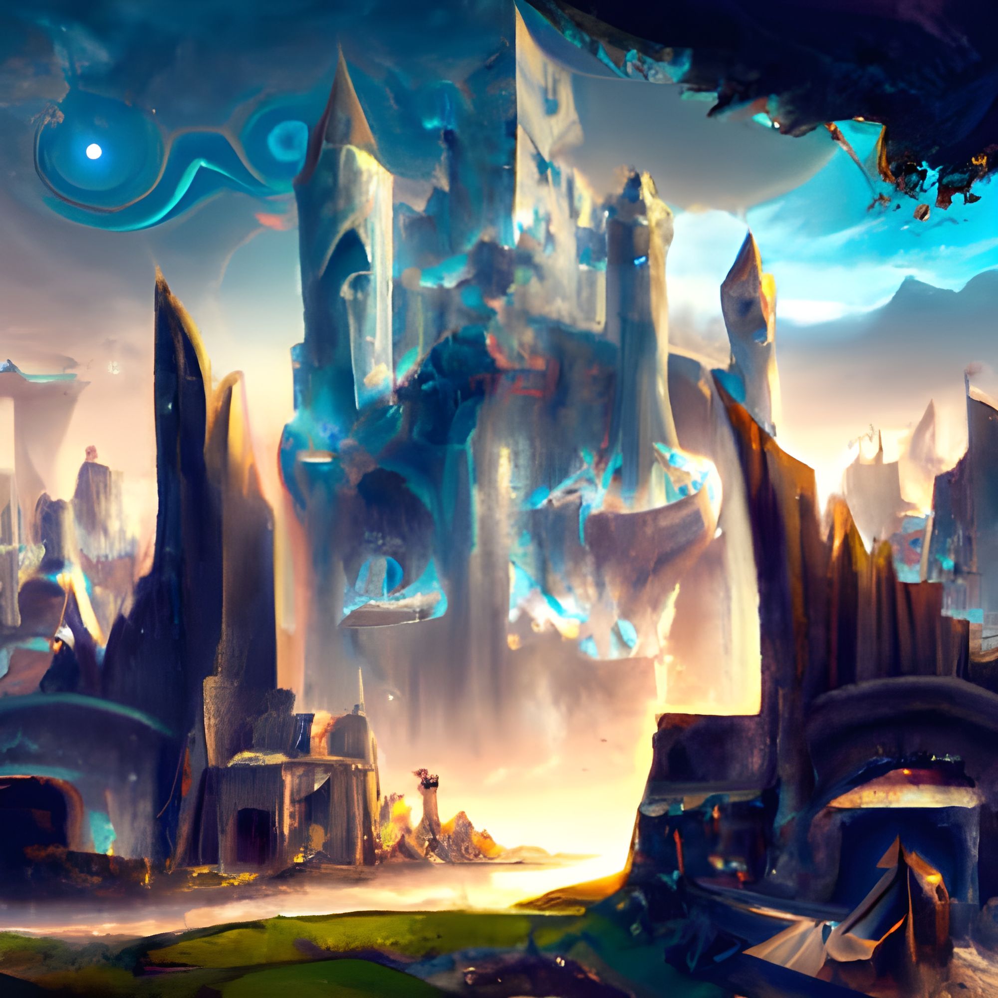 #28 AI-Art: Celestial Oasis : r/nightcafe