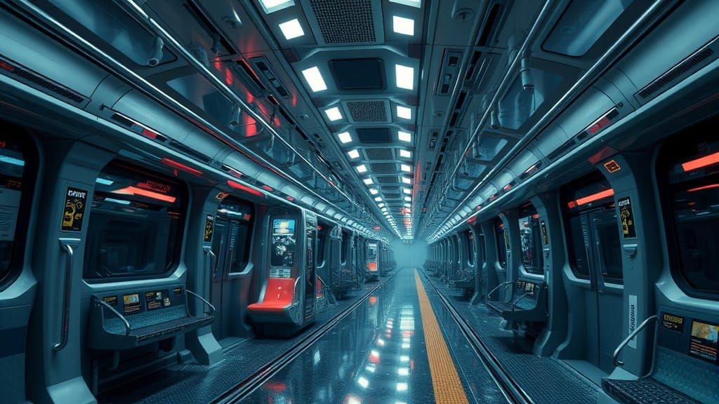 transit system redesigned for a deep-sea society.