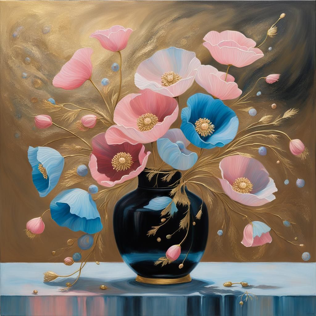 Poppies - AI Generated Artwork - NightCafe Creator