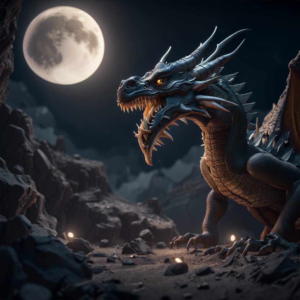 Dragons prowl - AI Generated Artwork - NightCafe Creator