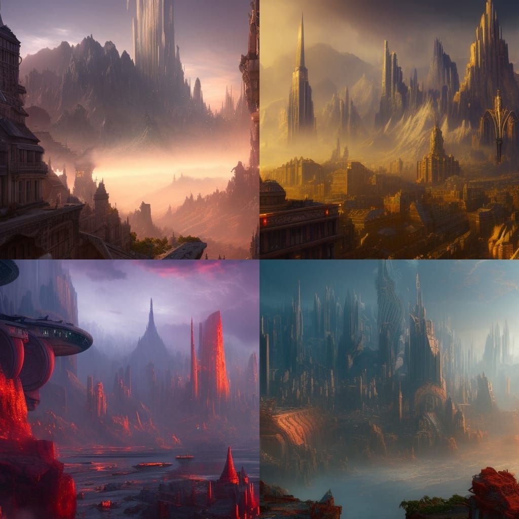 city 2060 - AI Generated Artwork - NightCafe Creator