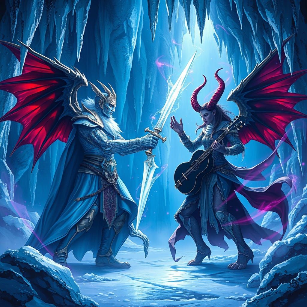 Aasimar vs tiefling - Spectral Aasimar Paladin vs Fiery Tie...