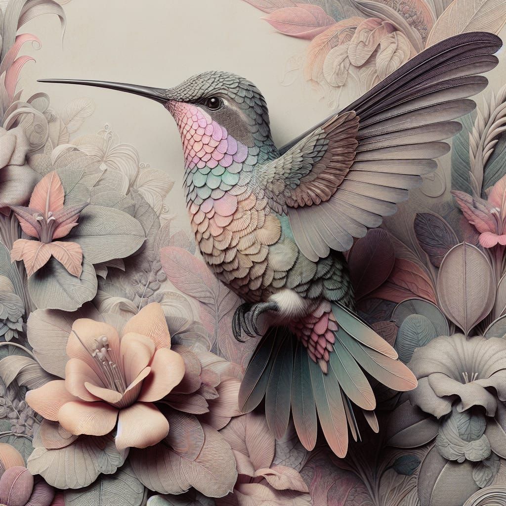 hummingbird - AI Generated Artwork - NightCafe Creator