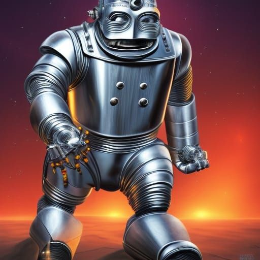 The Tin Man - AI Generated Artwork - NightCafe Creator