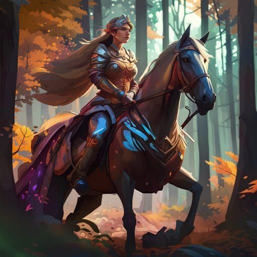 Elf Rider - AI Generated Artwork - NightCafe Creator