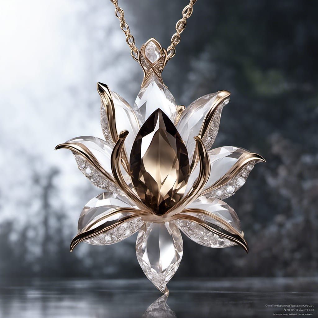 Lily Pendant - AI Generated Artwork - NightCafe Creator