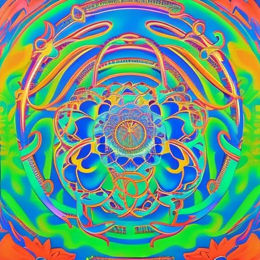 loop soop trippy psychedelic art dj : r/nightcafe