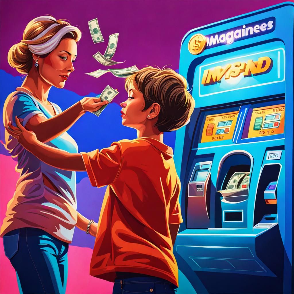 "No! How many times have I told you I am your mother, not a cash ...