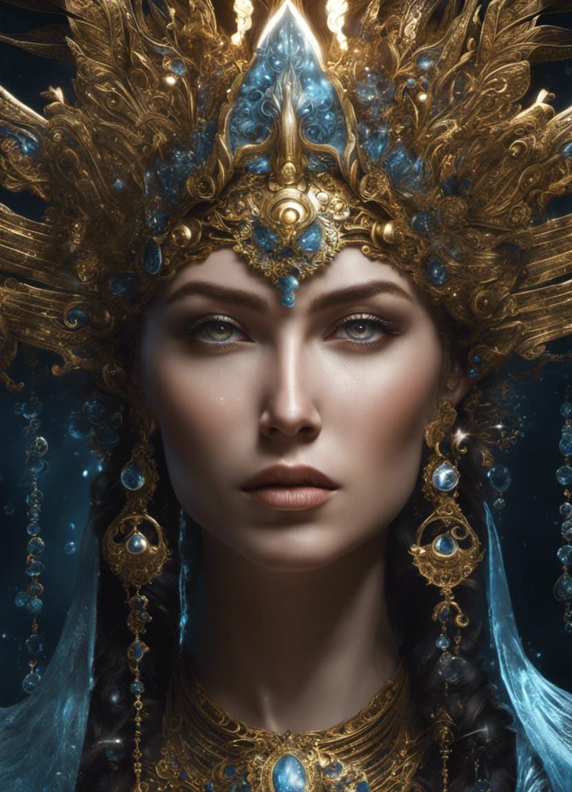 Lady of Atlantis - AI Generated Artwork - NightCafe Creator