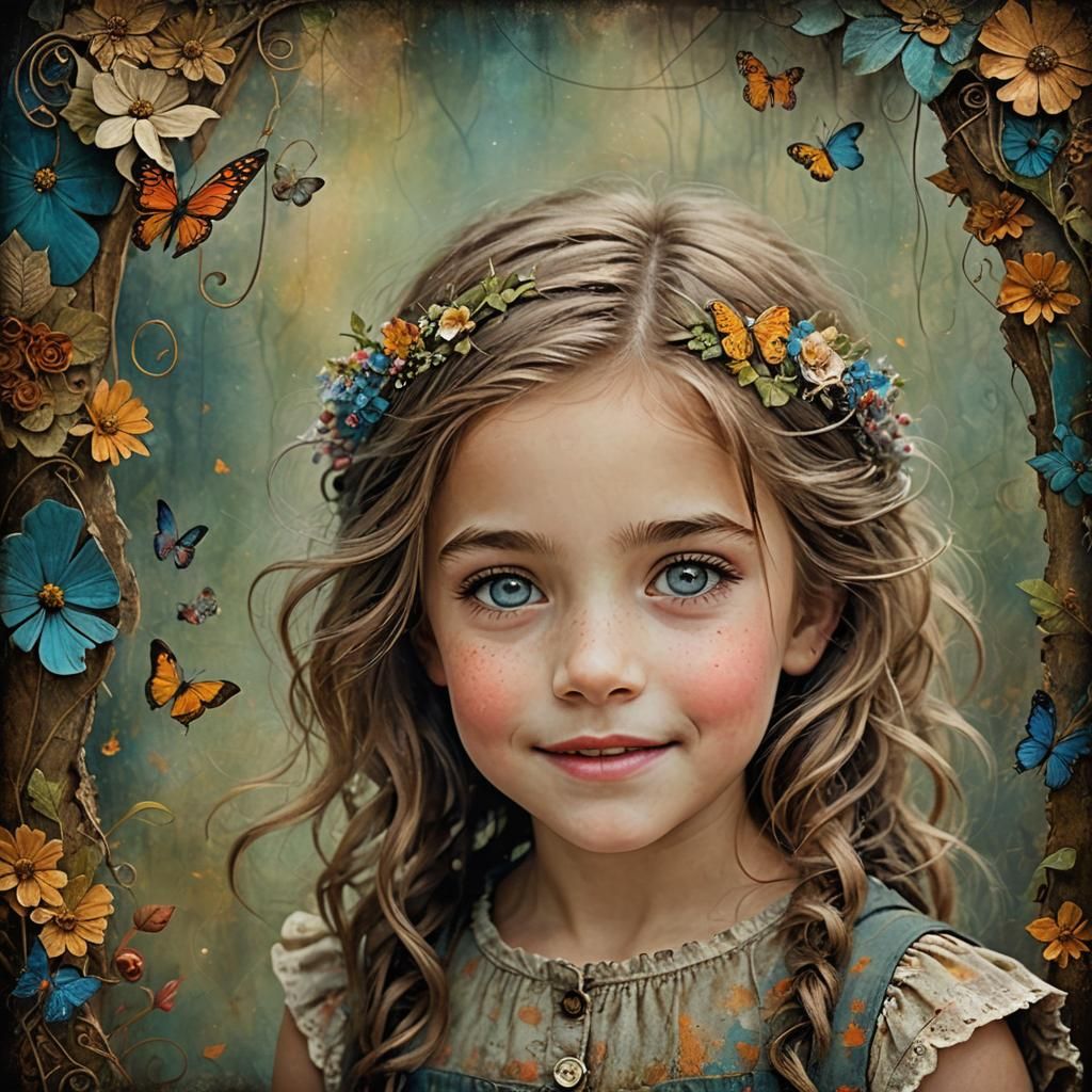 little girl - AI Generated Artwork - NightCafe Creator