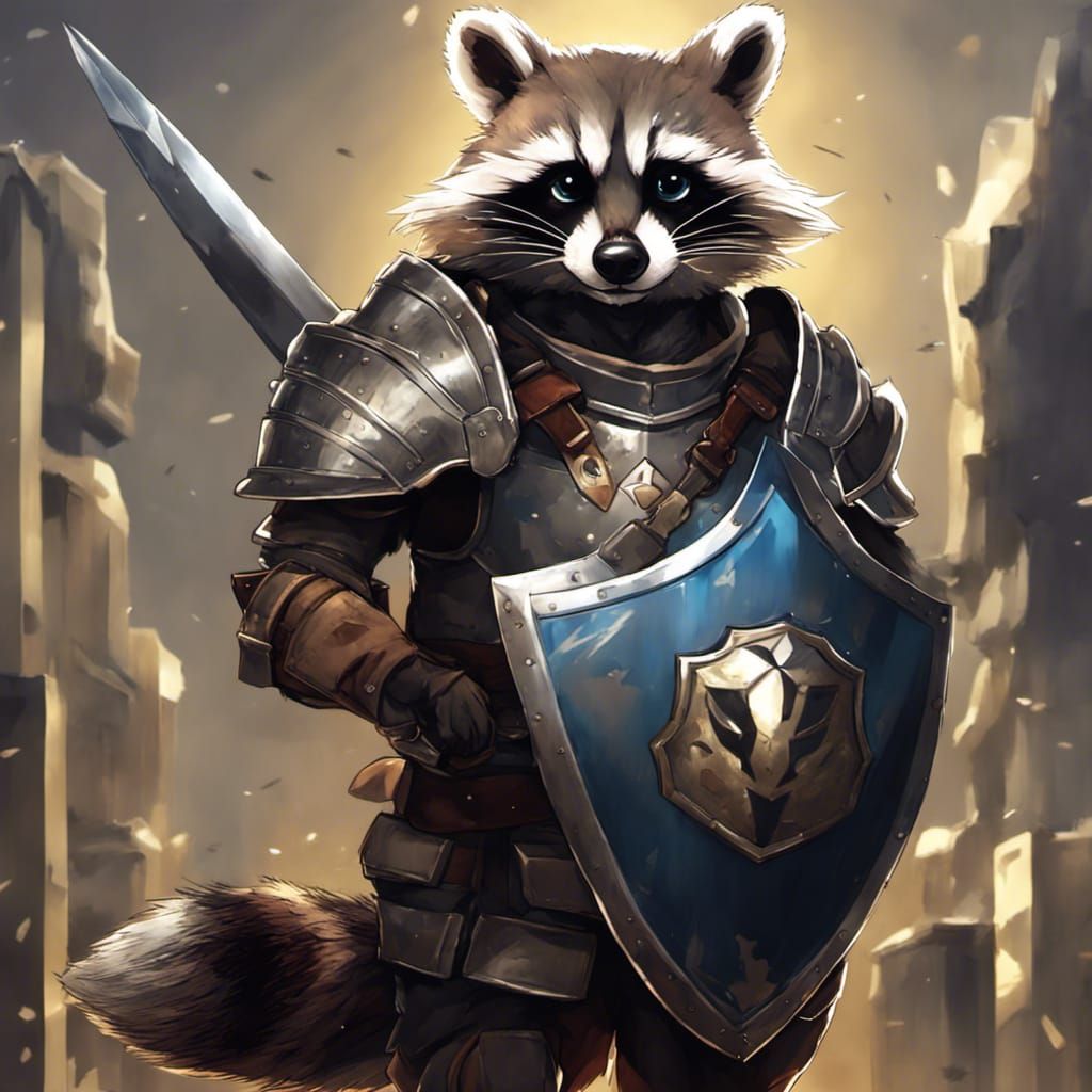 Shield Bearer - AI Generated Artwork - NightCafe Creator
