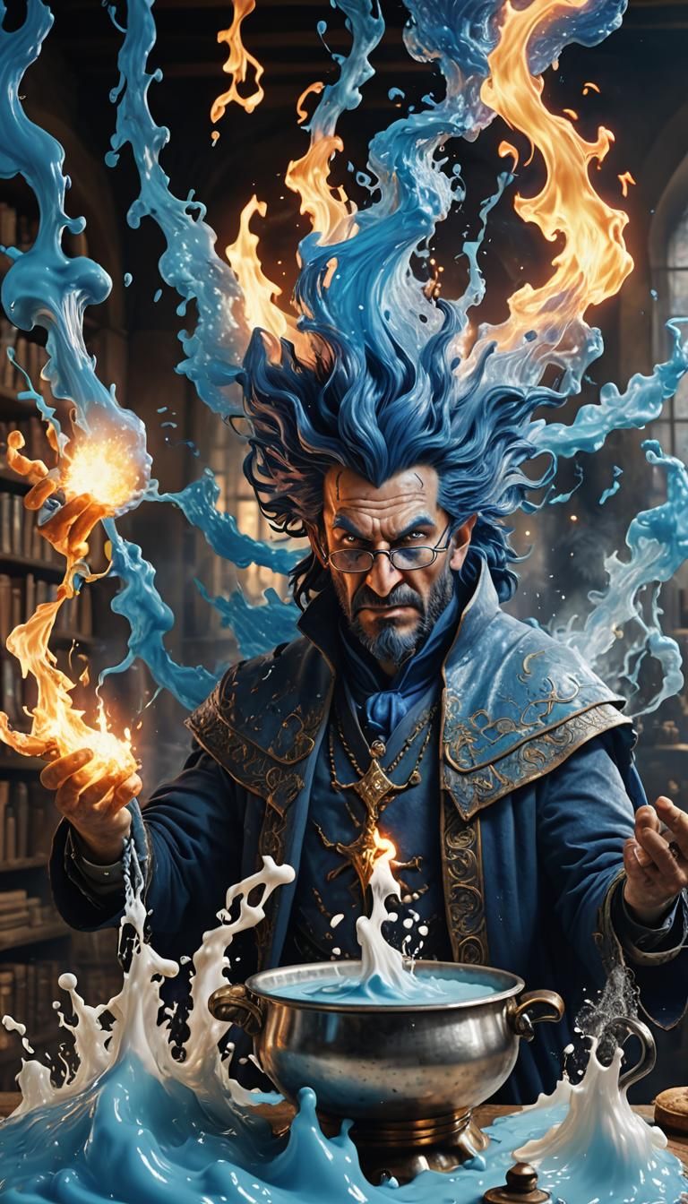 the mad alchemist - AI Generated Artwork - NightCafe Creator