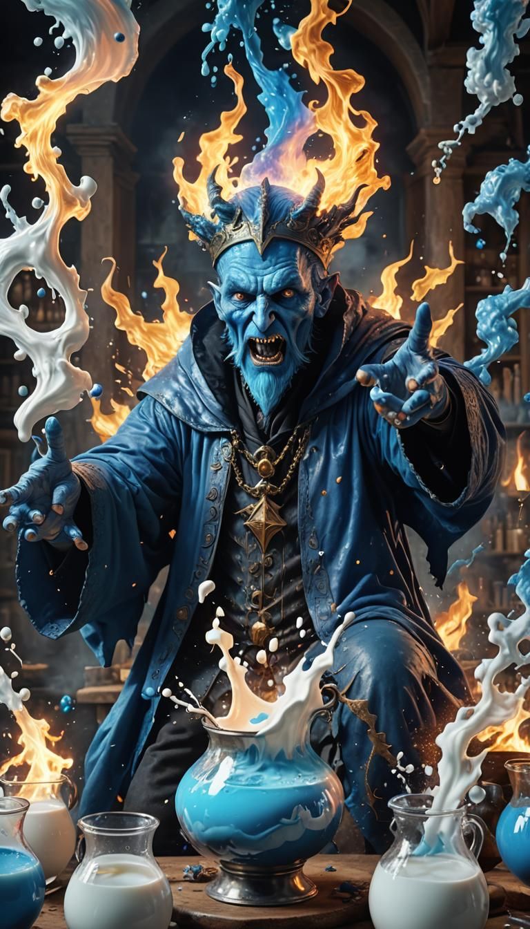 the demon alchemist - AI Generated Artwork - NightCafe Creator