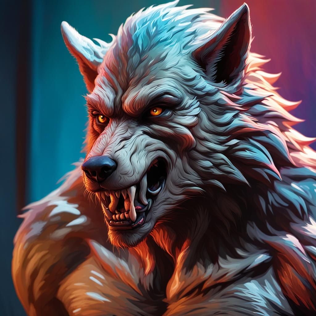 Werewolf - AI Generated Artwork - NightCafe Creator