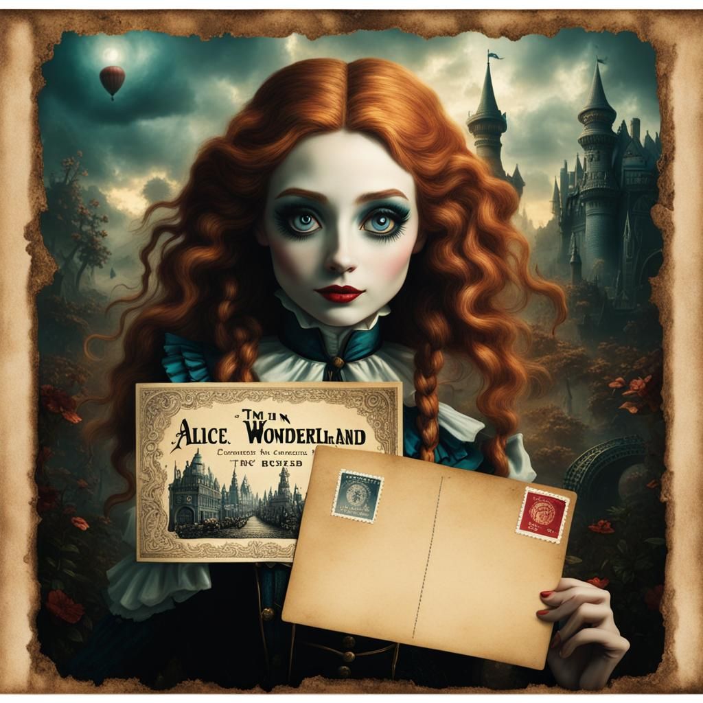Postcards From Wonderland - AI Generated Artwork - NightCafe Creator