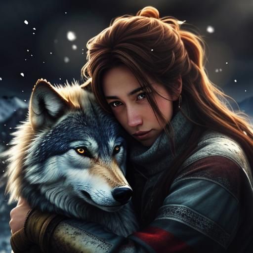 Wolfwalker - AI Generated Artwork - NightCafe Creator