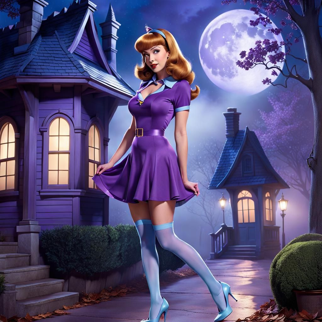 Daphne Blake - AI Generated Artwork - NightCafe Creator