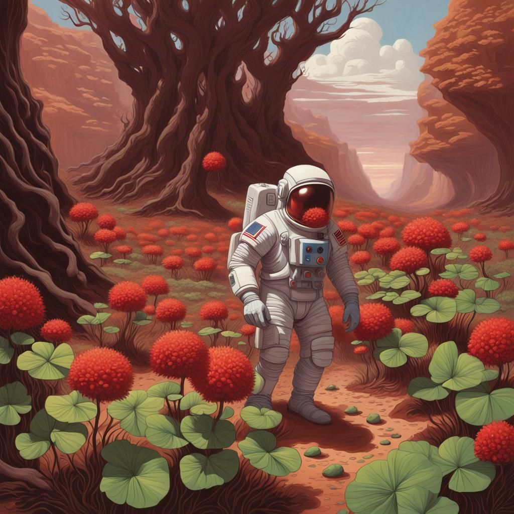 Life on mars - AI Generated Artwork - NightCafe Creator