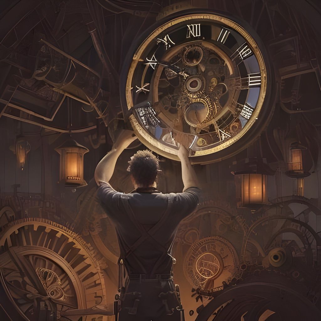 The Clockworker Version I - AI Generated Artwork - NightCafe Creator