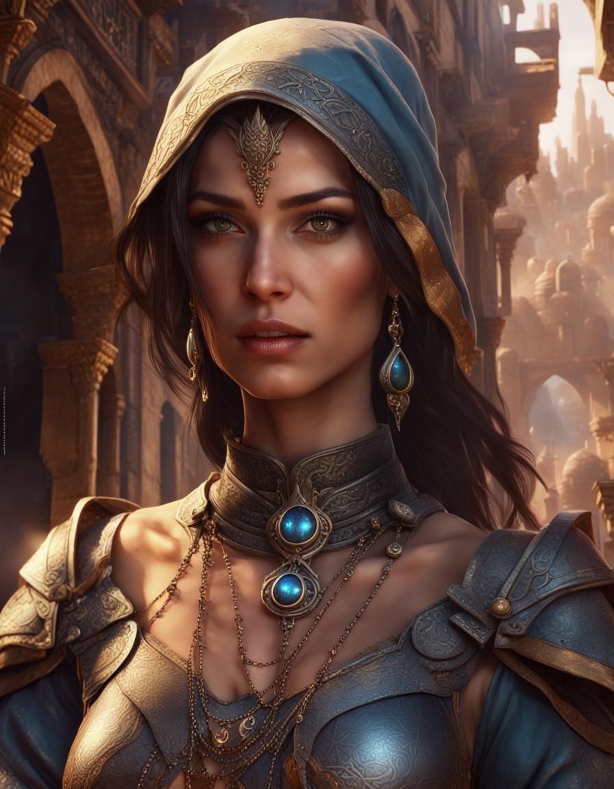 Beautiful fantasy lady 2 - AI Generated Artwork - NightCafe Creator