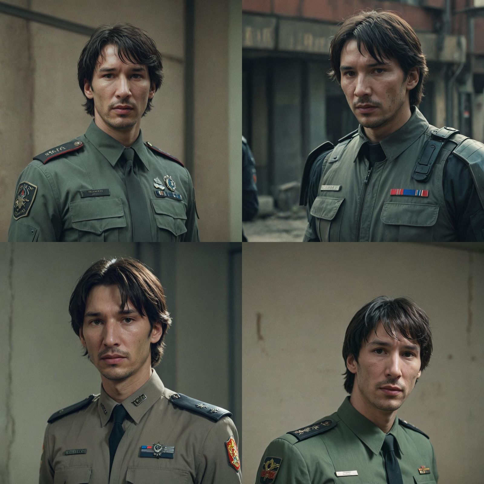 Science fiction young futuristic Russian police chief concept 4 - AI ...