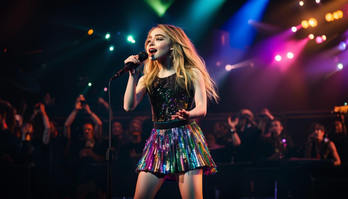 Sabrina Carpenter Concert - AI Generated Artwork - NightCafe Creator