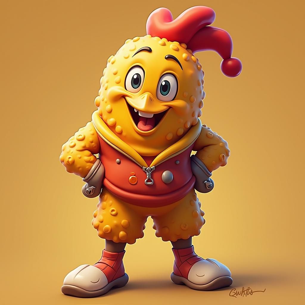 Fortnite chicken nuget skin - Vibrant Fortnite Character in ...