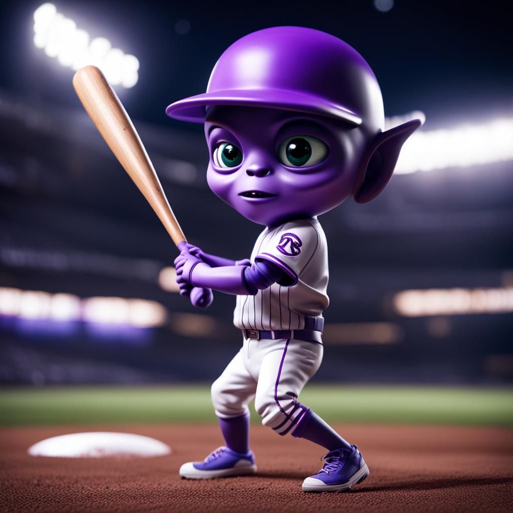 Ziggle the Cosmic Batter - AI Generated Artwork - NightCafe Creator