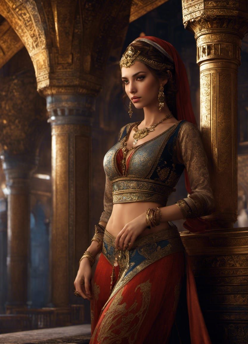 harem girls - 2 - AI Generated Artwork - NightCafe Creator