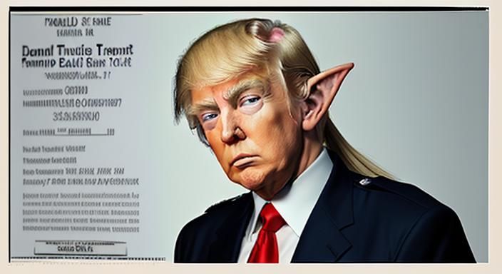 Donald Trump elf mugshot - AI Generated Artwork - NightCafe Creator