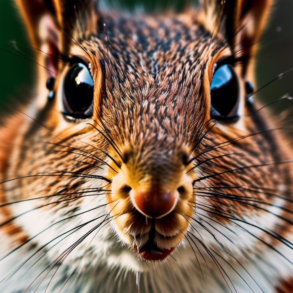 Squirrel close-up portrait - AI Generated Artwork - NightCafe Creator
