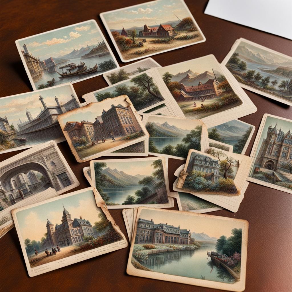 Old Time Postcards - AI Generated Artwork - NightCafe Creator
